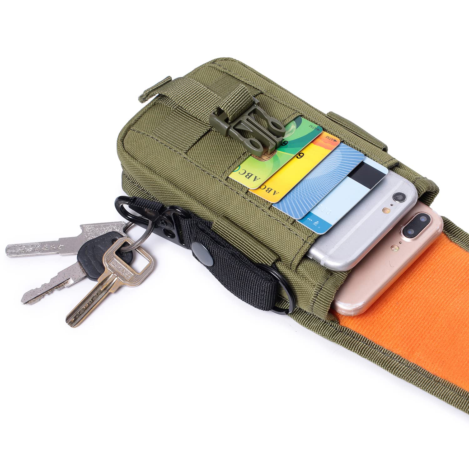 Tactical Molle Phone Pouch EDC Cellphone Holder Smartphone Organizer ...