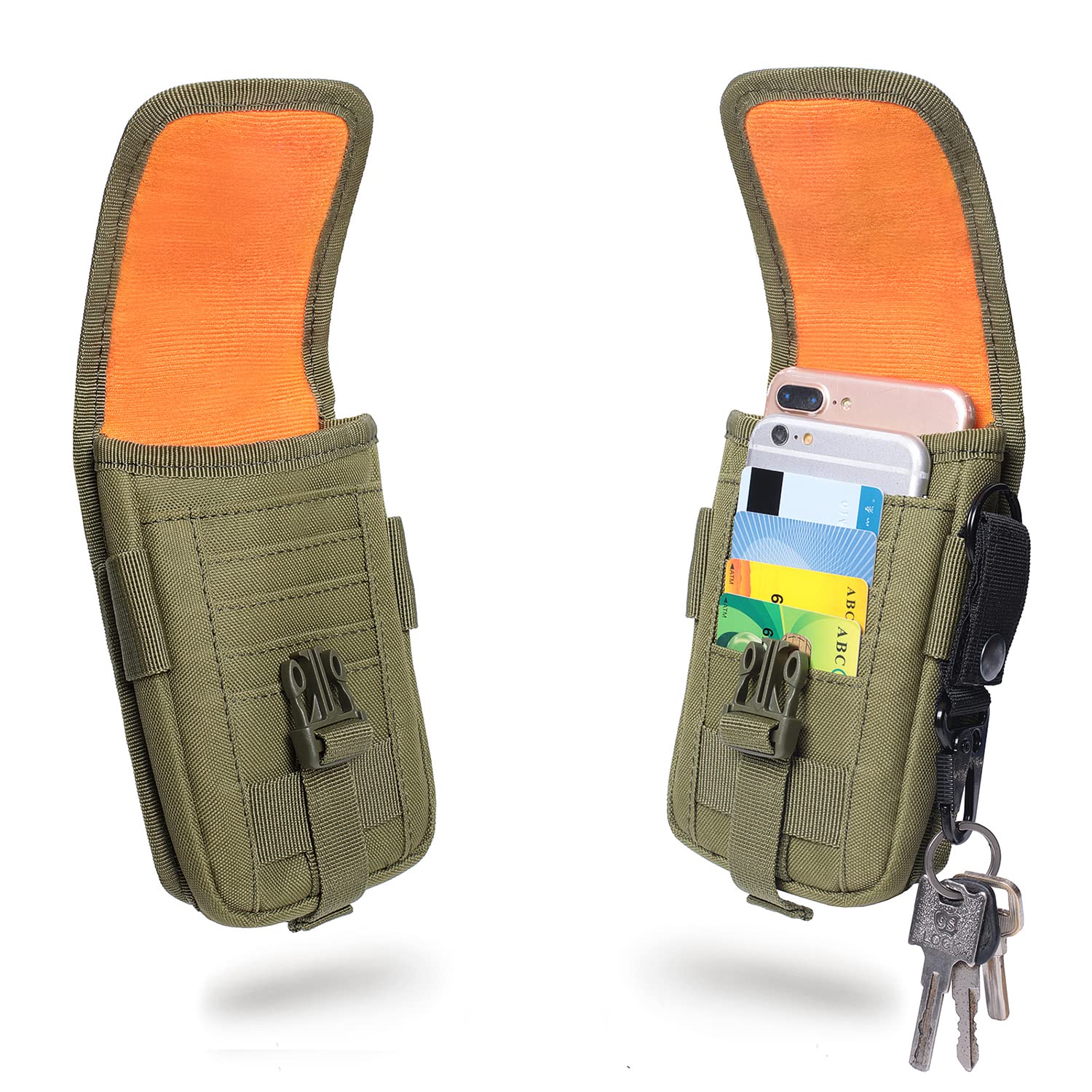 Tactical Molle Phone Pouch EDC Cellphone Holder Smartphone Organizer ...
